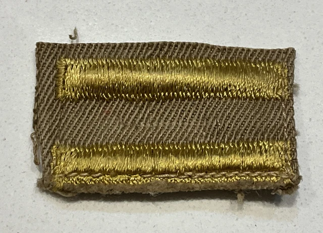 ORIGINAL WWII U.S. Army Two Overseas Summer Service Bar On Cotton Patch ...