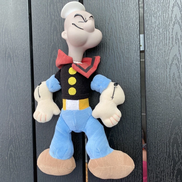 POPEYE THE SAILOR Man Soft Toy / Doll - 28cm. Plastic Face £2.25 ...