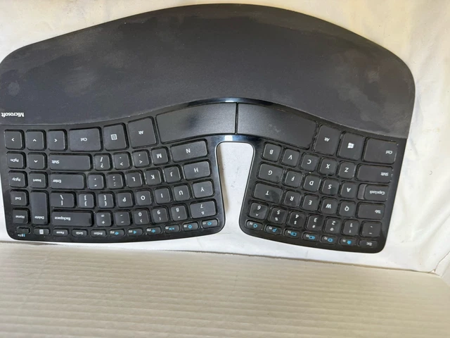 MICROSOFT SCULPT ERGONOMIC Wireless Keyboard Model 1559 No Dongle ...