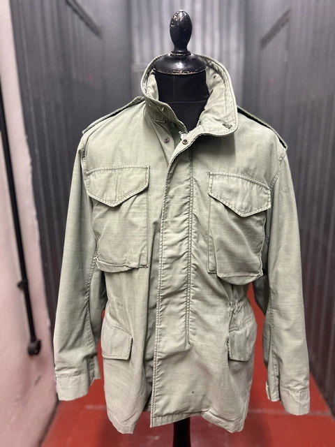 70S M65 US Army Field combat jacket OG 107 vietnam war Small short £95. ...