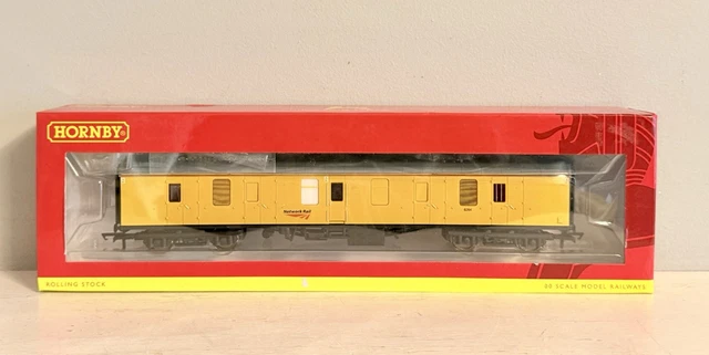 HORNBY R4995 NETWORK Rail Yellow ex-Mk1 BG Generator Van, 6264 OO Gauge ...