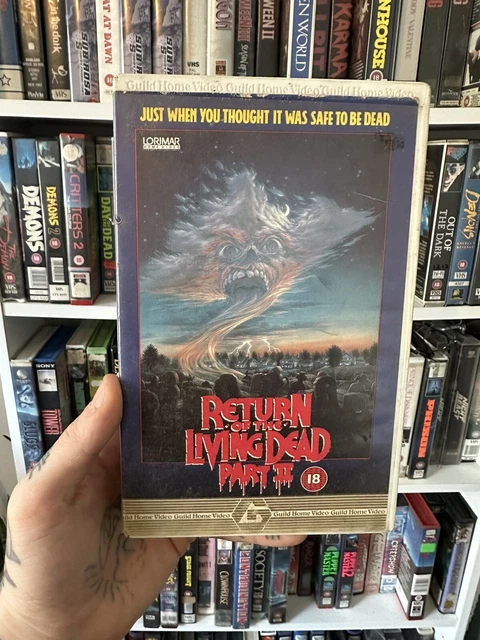 RETURN OF THE Living Dead Part 2 VHS Horror Big Box Ex Rental Video £11 ...