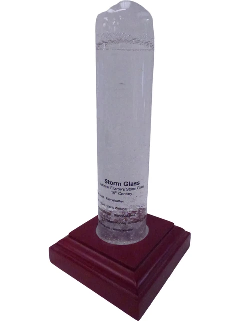ADMIRAL FITZROY'S STORM Glass Weather Predictor 19th Century Replica ...