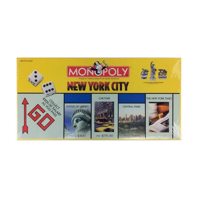 USAOPOLY MONOPOLY - New York City (2001 Édition) Boîte Sw EUR 104,83 ...