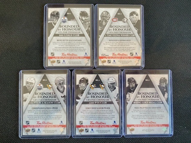 2023-24 TIM HORTONS Greatest Duos Complete Master Set - 180 Cards With ...