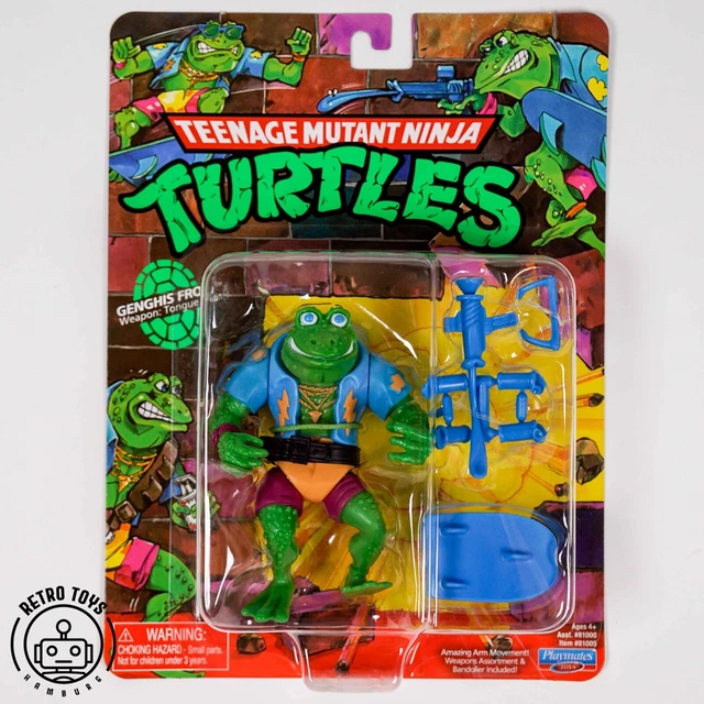 GENGHIS FROG TEENAGE Mutant Ninja Turtles Classic TMNT NEU Hero Retro ...