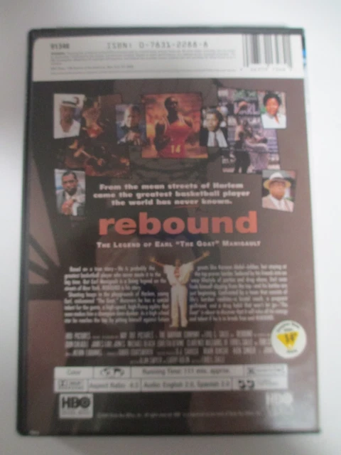 REBOUND (2004 DVD) HBO Don Cheadle James Earl Jones Forest Whitaker ...