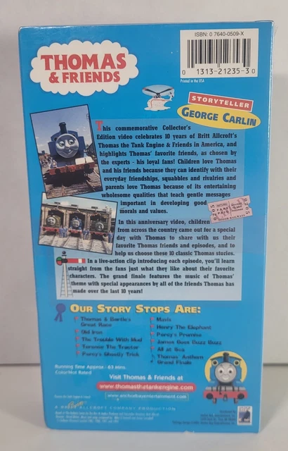 10 YEARS OF Thomas the Tank Engine Best Friends VHS Collectors Edition ...