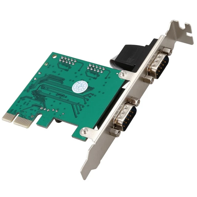 PCI-E PCI EXPRESS Dual Serial DB9 RS232 2 Ports Controller Adapter Card ... PCI-E PCI EXPRESS Dual Serial DB9 RS232 2 Ports Controller Adapter Card ...