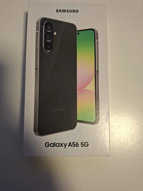 SAMSUNG GALAXY A56 5G 256 GB Awesome Graphite Dual SIM,Neu, Versiegelt, Rechnung EUR 359,95 ...