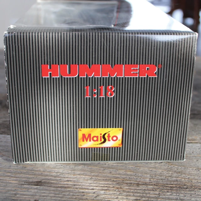MAISTO HUMMER HARD Top 4x4 1:18 Scale Diecast Model Truck Military ...