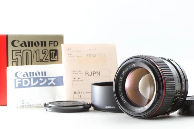 &UNUSED W/ BOX& Canon New FD NFD 50mm F/1.2 L MF Lens for F-1 From ...