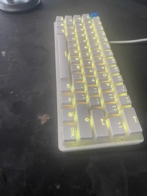 CUSTOM RAZOR HUNTSMAN Mini, CUSTOM KEYCAPS, USED, Red Linear Switches ...