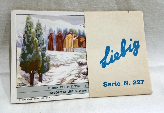 FIGURINE LIEBIG SERIE 227 Storia Del Presepio Lievito Brodo Dado ...