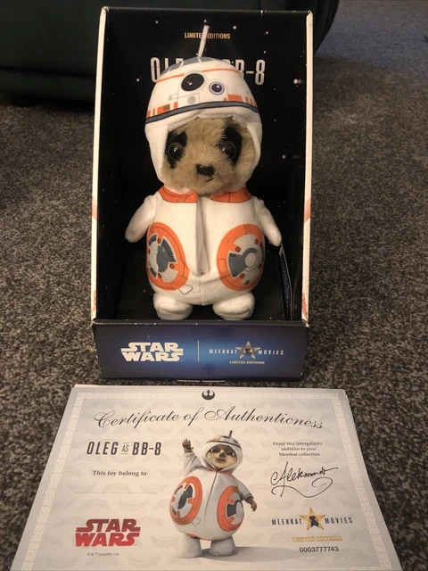 COMPARE THE MEERKAT Oleg as BB-8 Soft Plush Toy Teddy With Certificate ...