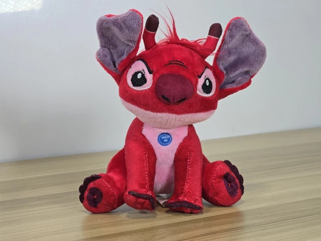 STITCH PLUSH RED Disney Classics Clip On Makes Sounds / Talking Keyring ...