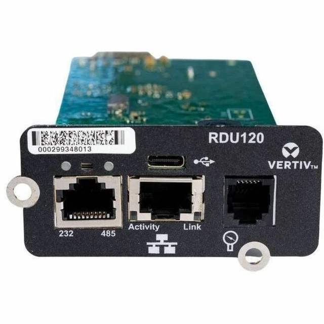 VERTIV LIEBERT INTELLISLOT RDU120 Network Communications Card $398.86 ...