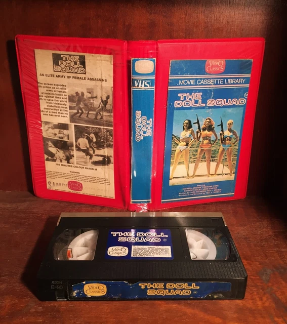 *THE DOLL SQUAD vhs VIDEO CLASSICS cult 70s z-grade exploitation Ted V ...