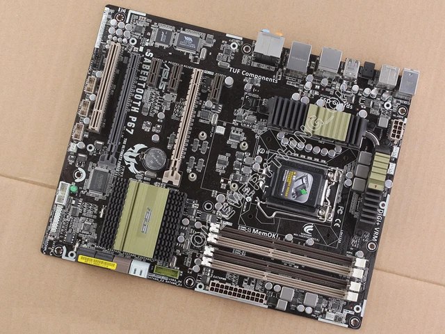 ASUS SABERTOOTH P67 LGA 1155 Intel Motherboard P67(B3) Express DDR3 ...