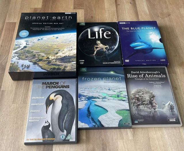 DAVID ATTENBOROUGH DVD Bundle Joblot Planet Earth, Frozen,Blue, Life ...