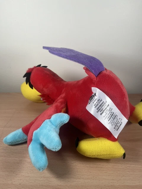 DISNEY STORE ALADDIN Lago Parrot Soft Plush Toy 7” Jafar’s Bird £4.50 ...