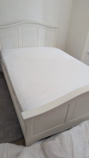 LAURA ASHLEY STANDARD Double wooden bed frame. £94.30 - PicClick UK