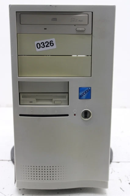 VINTAGE ATX DESKTOP PC Case Beige Sleeper Case Vintage Retro Build Case ...