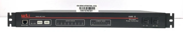 WTI VMR-8HS20-2 MANAGED Power Controller VMR-8 100-240V 50/60Hz 16A £ ...