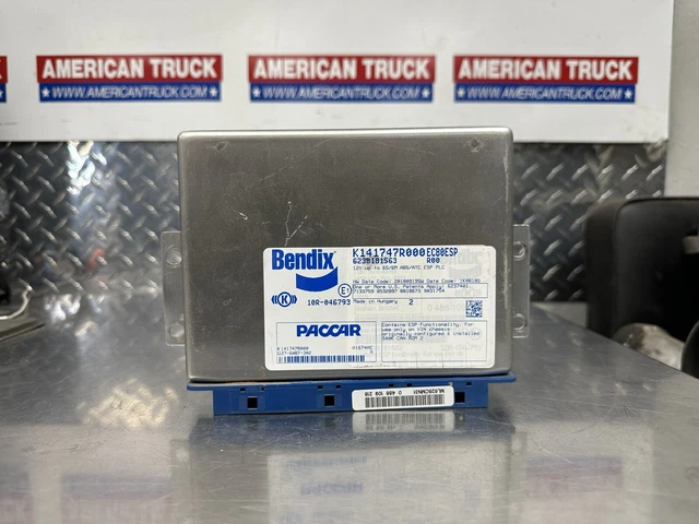 KENWORTH / PETERBILT Bendix ABS Control Module P/N Q27-6087-302 ...