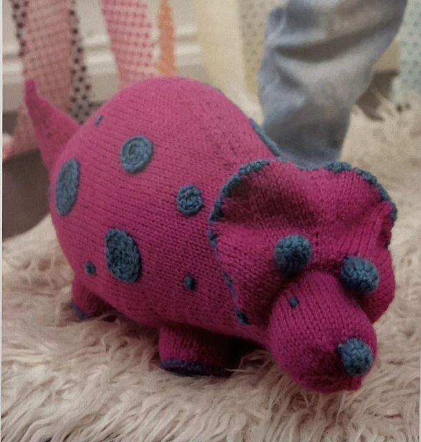 KNITTING PATTERN LAND Before Time Tracey The Dinosaur Toy £2.10 ...