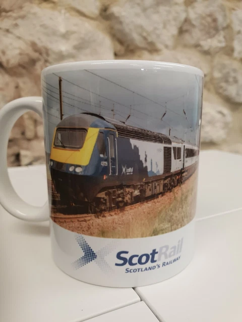 SCOTRAIL HST CLASS 43 Intercity 125 Rail British Railway Cup Mug BR £7. ...