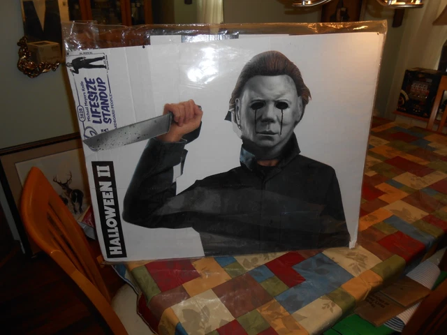MICHAEL MYERS LIFE Size Cardboard Cutout Standee Nightmare On Elm St ...