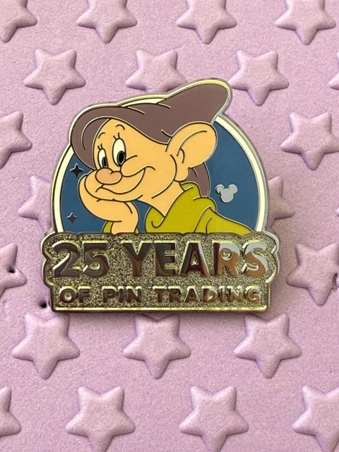 2025 WDW WALT Disney World 25 Years of Trading Dopey Hidden Mickey Pin ...