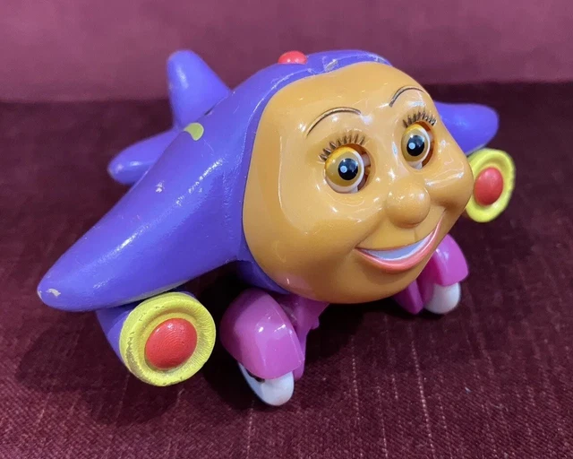 VINTAGE 2002 JAY Jay Jet Plane Wooden Tracy Toy Figure Complete Jjjp ...