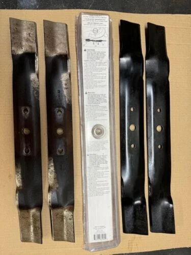 JOHN DEERE AUFSITZMÄHER Rasentraktor GX 20249 Messer EUR 40,00 ...