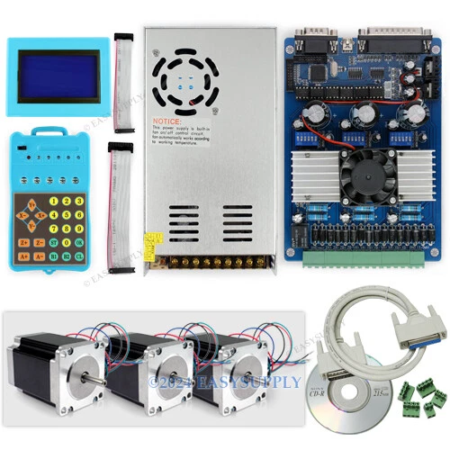 KIT CNC 3 Axes TB6560 Carte Driver Moteur Pas à Pas Nema 23 ...