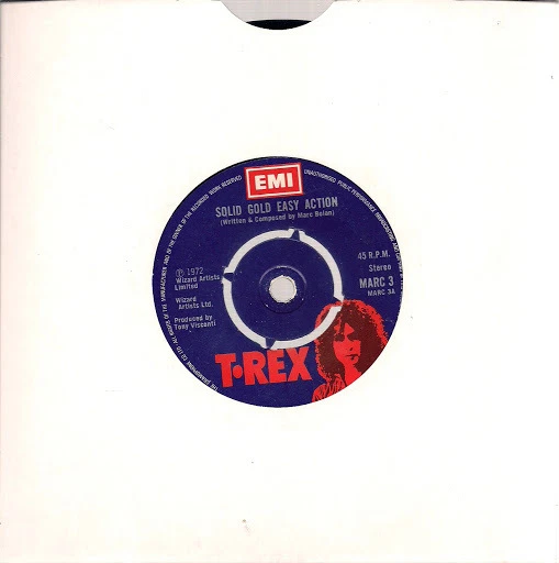 TREX T [TYRANNOSAURUS] Rex Marc Bolan Solid Gold Easy Action UK 45 7 ...