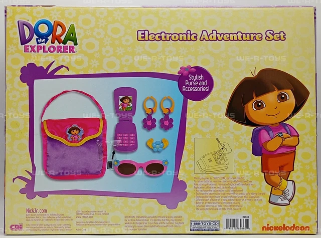 DORA THE EXPLORER 8 Piece Electronic Adventure Set Purse & Accessories ...