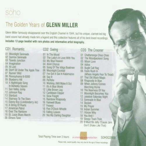 THE GOLDEN YEARS of Glenn Miller by Glenn Miller £6.90 - PicClick UK