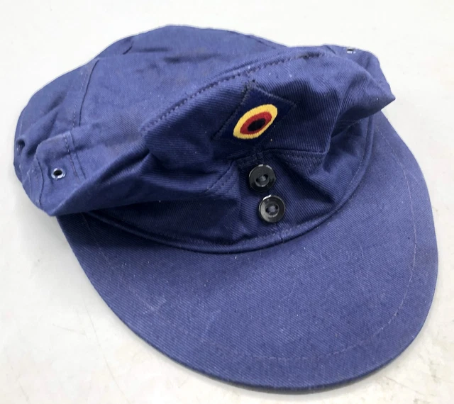 VINTAGE BUNDESWEHR WEST German Army Blue Field Cap Hat Size 56 Cold War ...