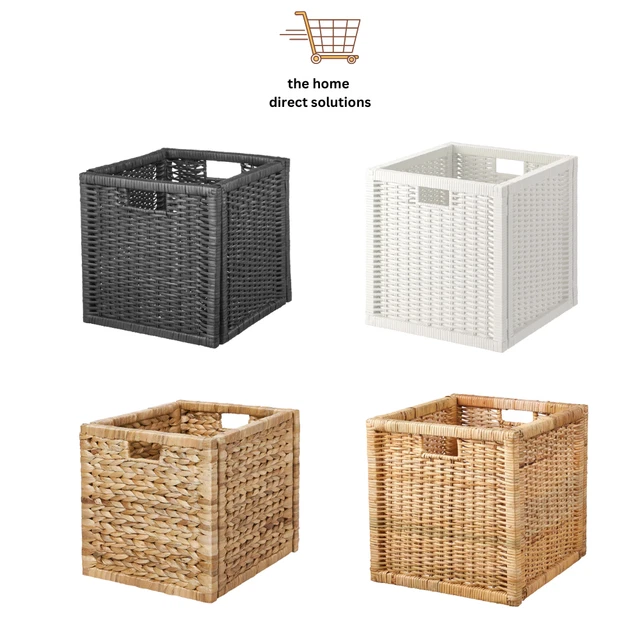 FOLDING SQUARE STORAGE Box Basket 32x34x32cm Magazine Shelf Toy Unit ...