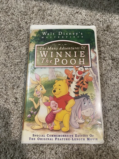 The Many Adventures Of Winnie The Pooh Vhs 1996 Clamshell 1 34