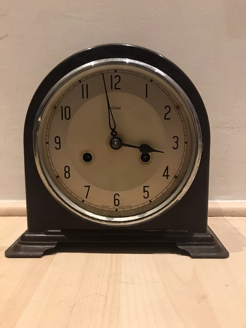 ART DECO SMITHS Enfield Bakelite Striking Mantel Clock faulty £29.99 ...