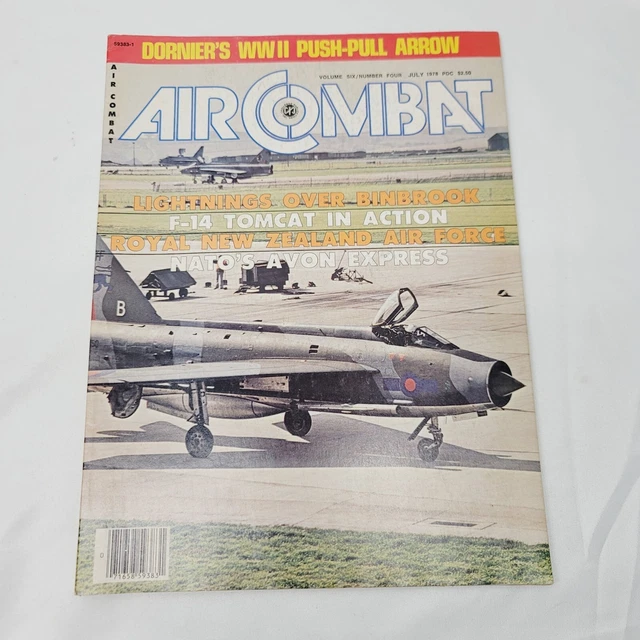 AIR COMBAT AVIATION Aircraft Airplane Magazine July 1978 Volume 6 ...