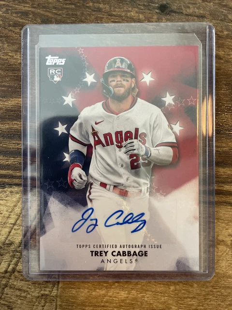 2024 TOPPS SERIES 2 Trey Cabbage Baseball Stars Rookie Auto RC LA ...