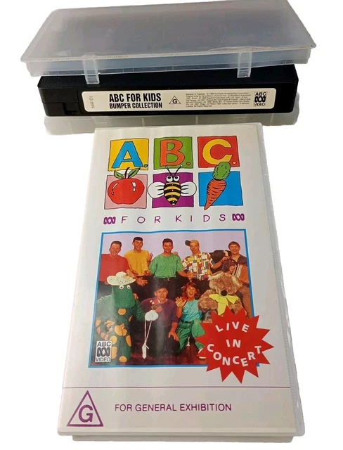 ABC KIDS BUMPER Collection VHS Tape - Live In Concert Brum Bananas ...