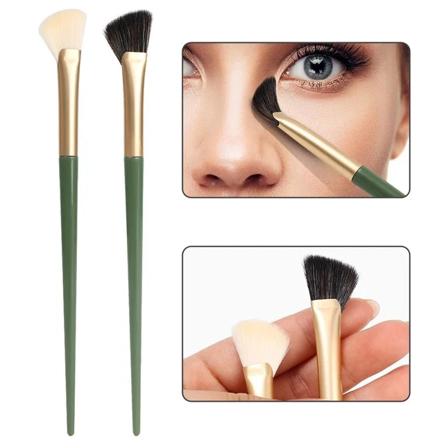 FLAT HEAD NOSE Shadow Brush Soft Half Fan-shaped for Nose Shadow EUR 4 ...