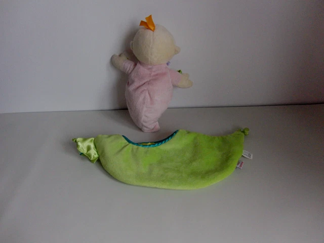 SNUGGLE PODS SWEET Pea Baby Doll 12" soft toy, Manhattan Toys, 2006 £10 ...