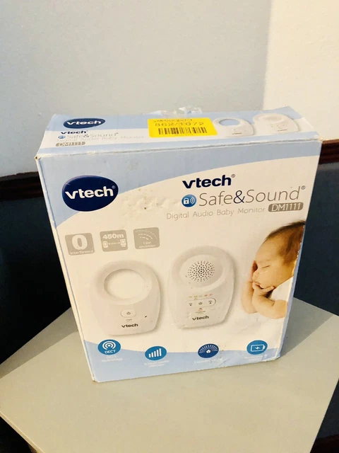 VTECH SAFE & Sound Model DM1111 Audio Sound Only Baby Monitor + 2 ...