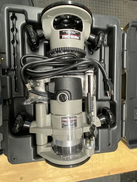 PORTER CABLE ROUTER Set 1001 & 6931 Plunge Base USA Made - 693LRPK $260 ...